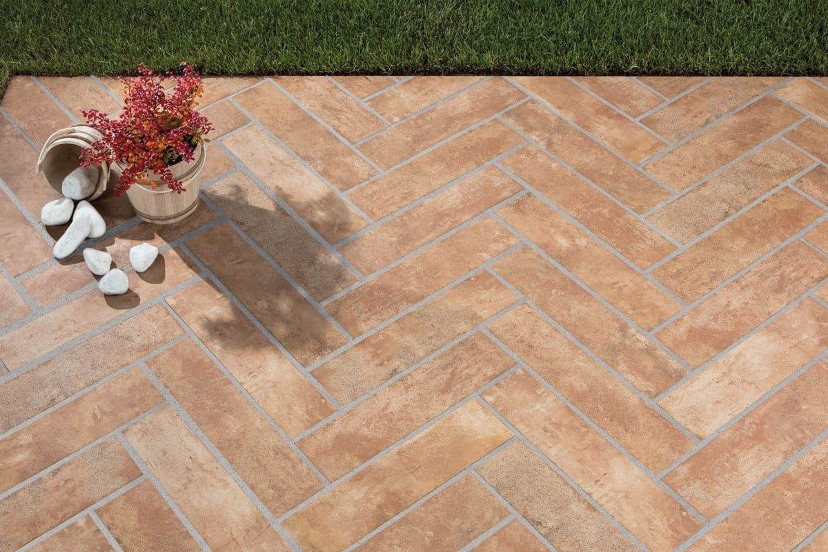 Gres porcellanato rustico Manoir Cotto 12,5x50 Ceramiche CRZ64 Gres porcellanato rustico Manoir Cotto 12,5x50 Ceramiche CRZ64