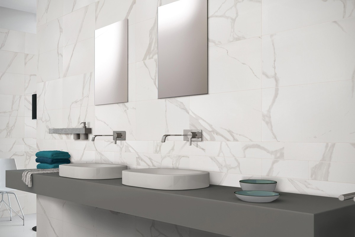 Gres porcellanato effetto marmo - - Statuario Bianco 60x60 Gres porcellanato effetto marmo - - Statuario Bianco 60x60