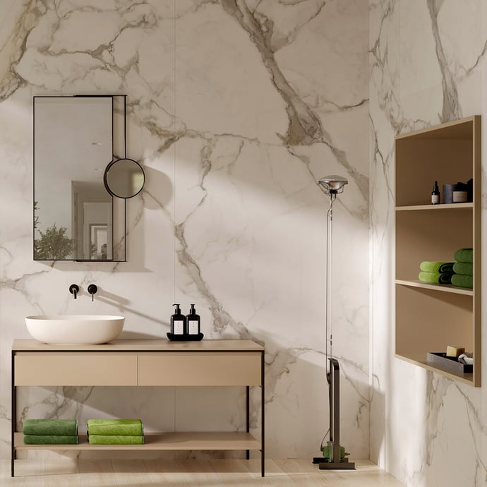 Impérial Blanc - Marbre Mat - SRL 4005 60x60 MATT R9 9 mm
