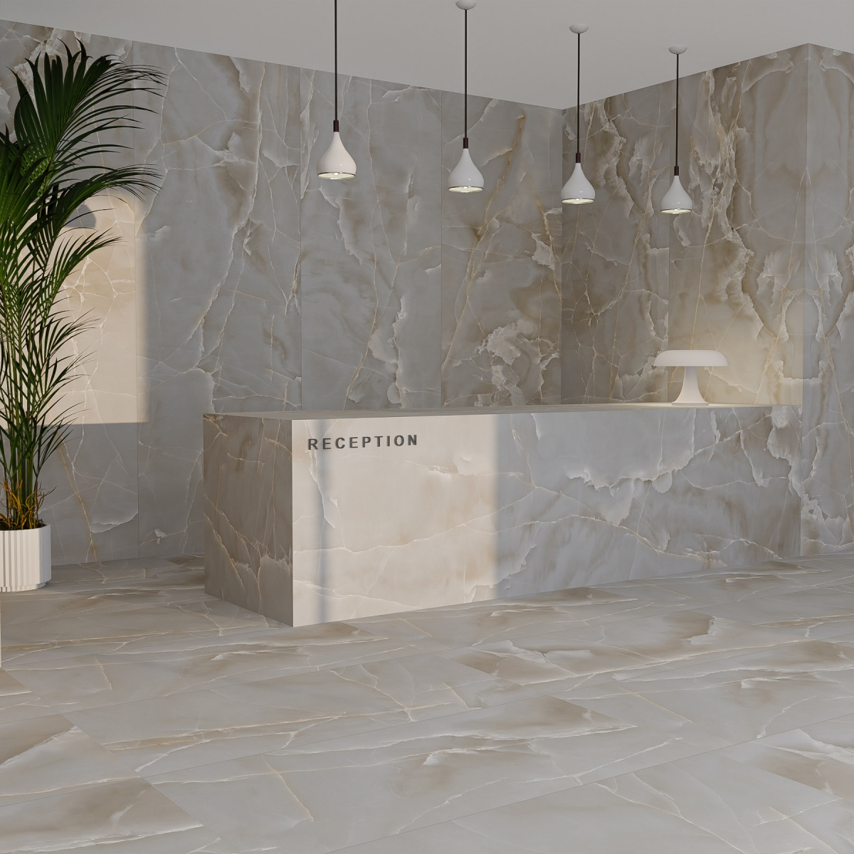 Alabaster Cream Matte 6 mm - SSH 4001 90x270 MATT R9 6 mm