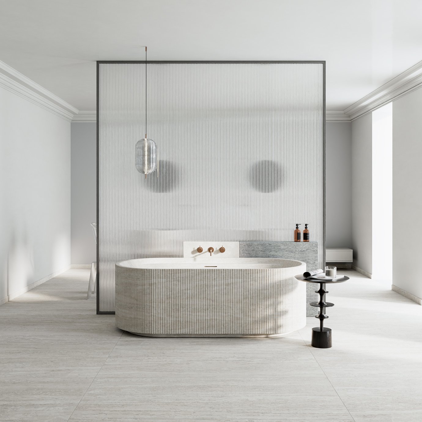 Silver Vein Blanc - Travertin - ITV 9000 60x120 MATT R10 9 mm