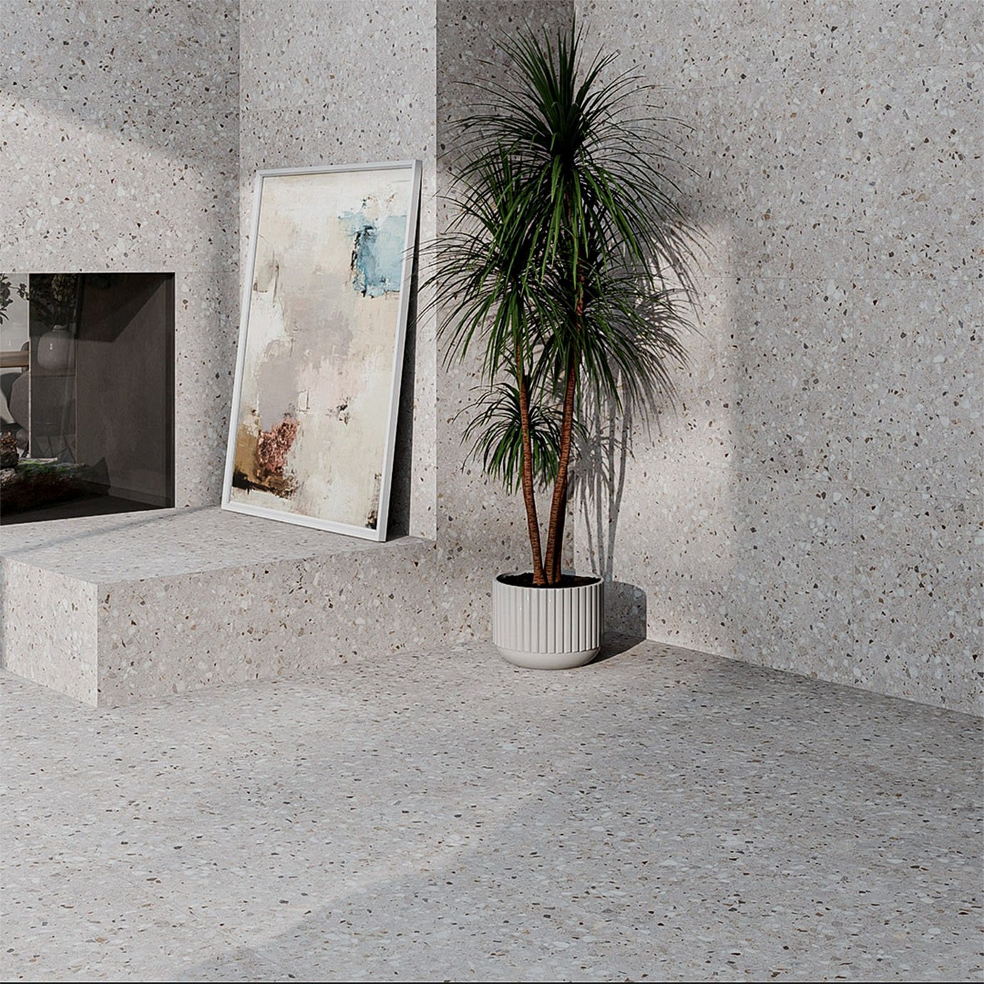 Terrazzo Ton sur Ton Nacrée - SFR 3001 60x120 MATT R10 9 mm